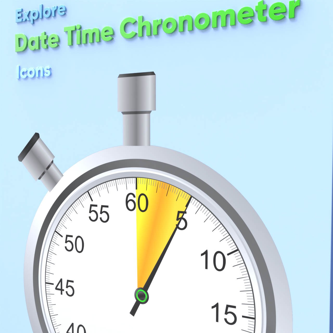Grafile Explore Date Time Chronometer Icons