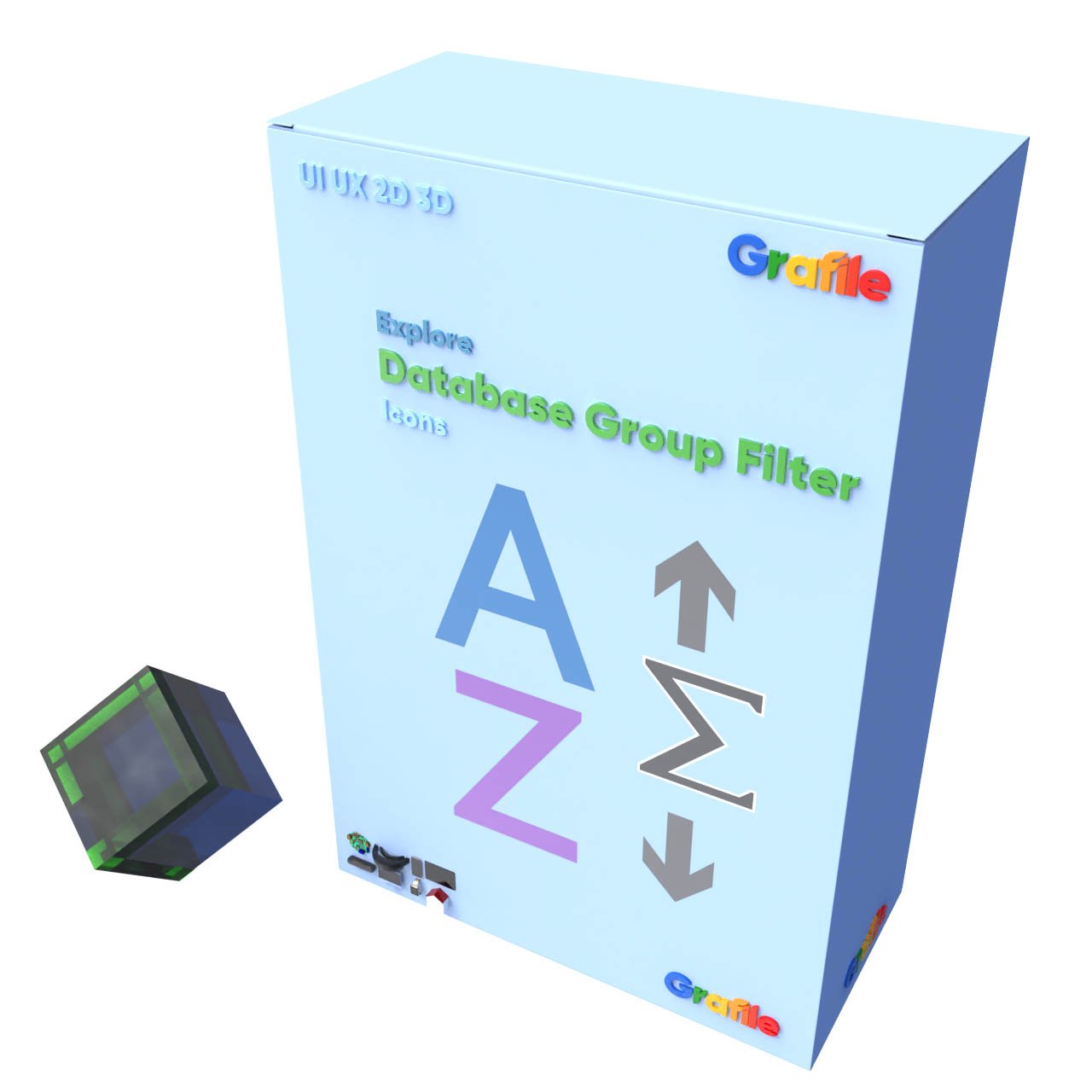 Grafile Explore Database Group Filter Icons