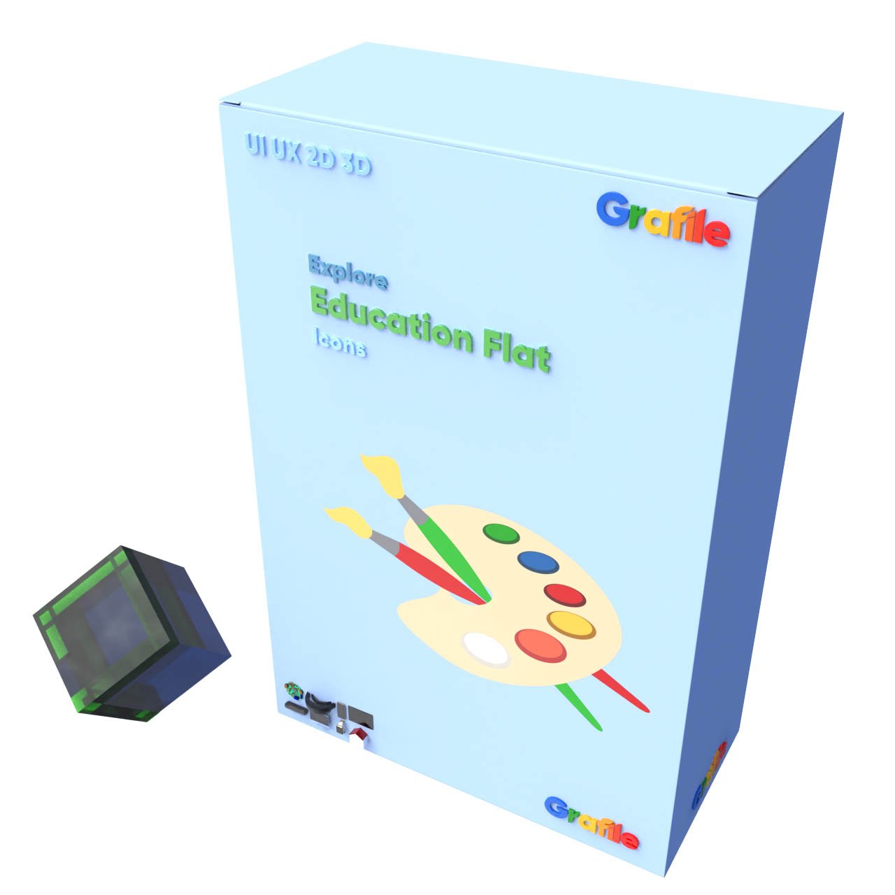 Grafile Explore Education Flat Icons