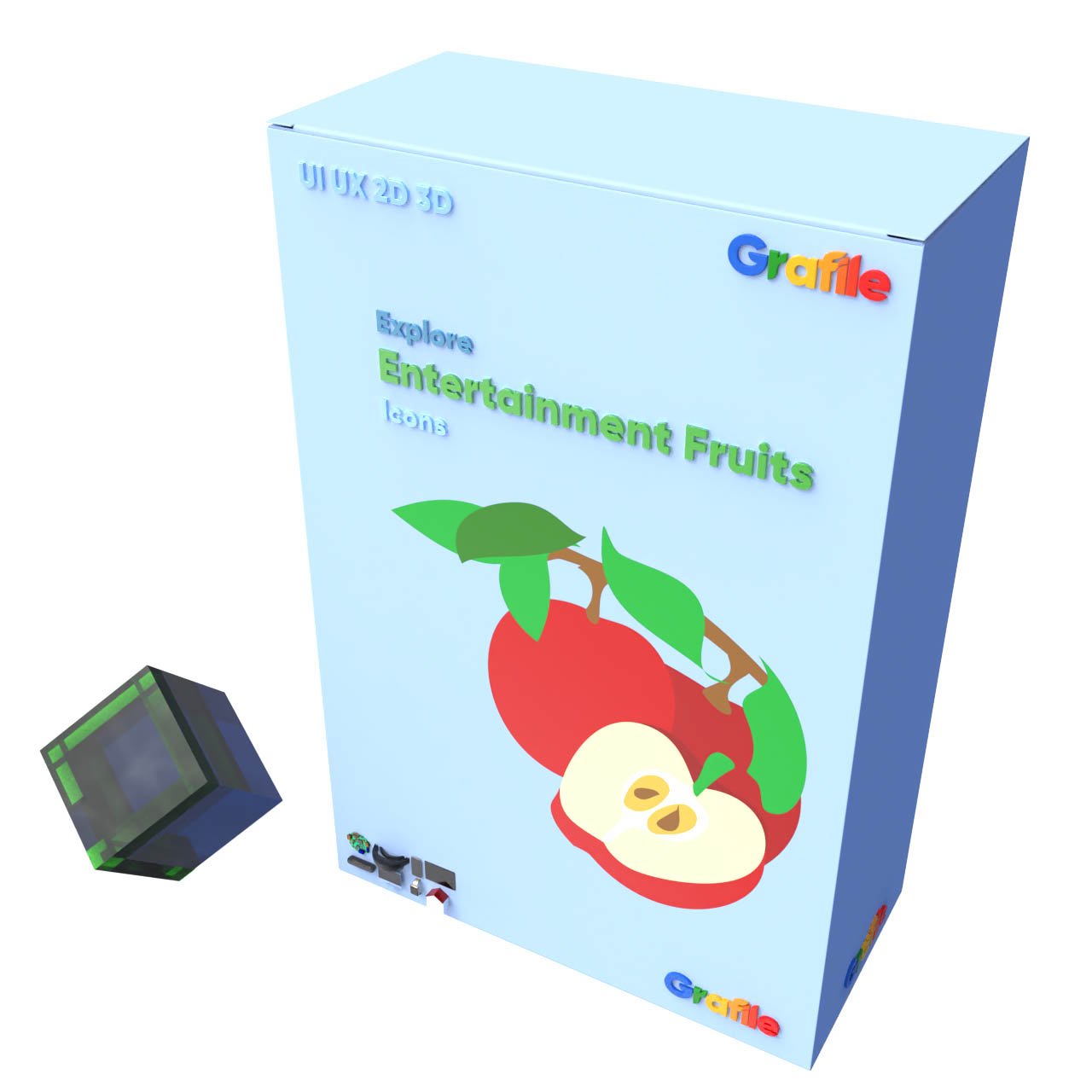 Grafile Explore Entertainment Fruits Icons