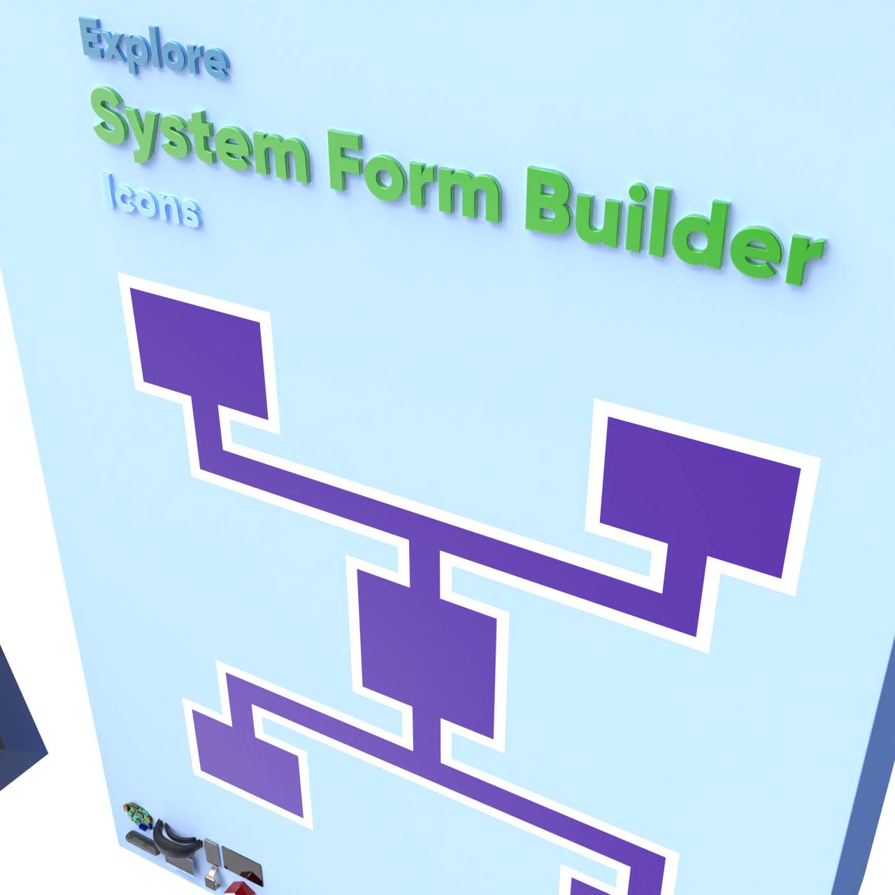 Grafile Explore System Form Builder Icons