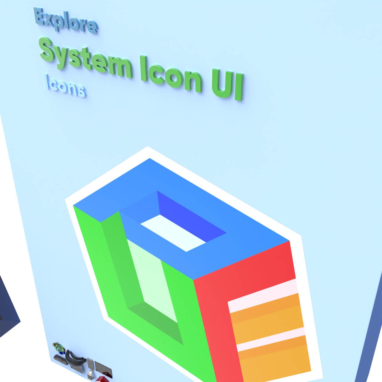 Grafile Explore System Icon UI Icons