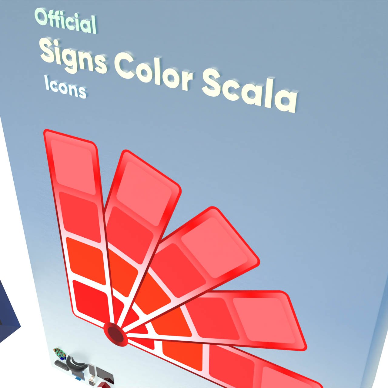 Grafile Official Signs Color Scala Icons